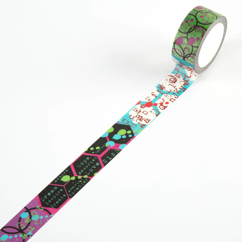 #50 Neon Dreams - Washi Tape| Stamplistic
