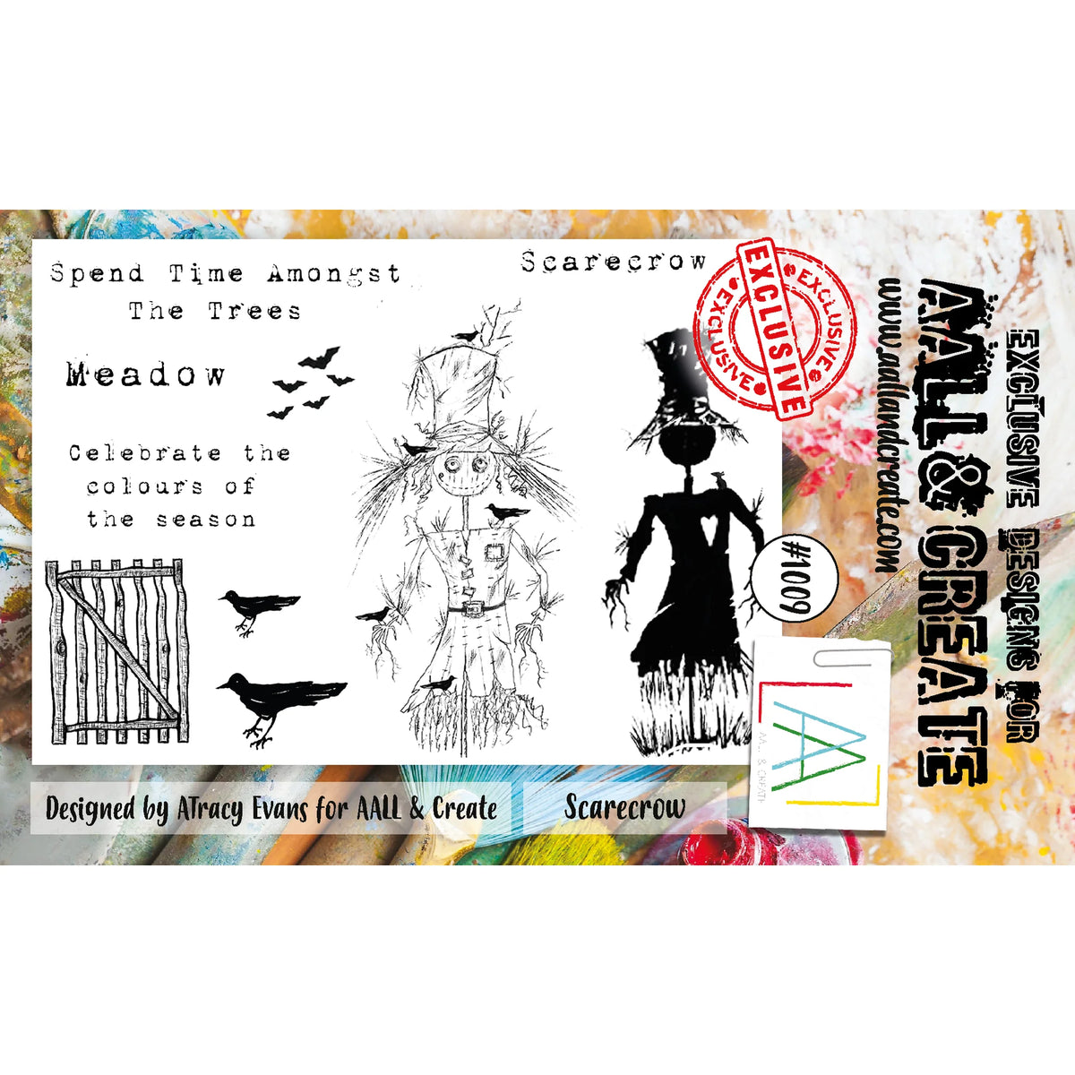 #1009 Scarecrow - A6 Stamp Set| Stamplistic