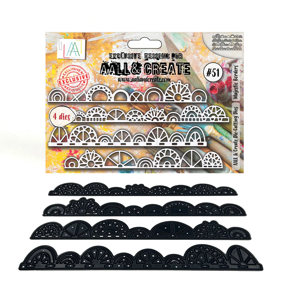 #51 Majestic Borders Die-Cutting Set| Stamplistic