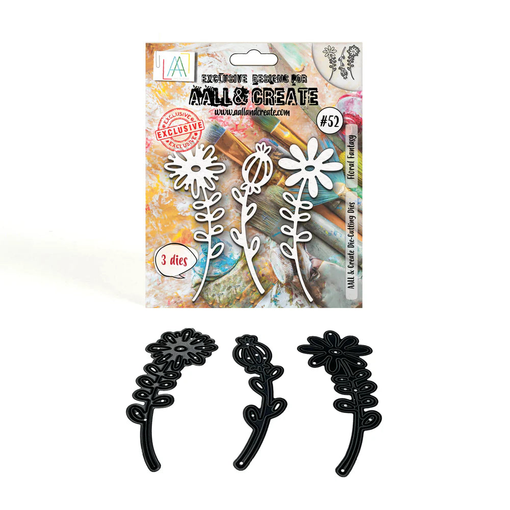 #52 Floral Fantasy Die-Cutting Set| Stamplistic