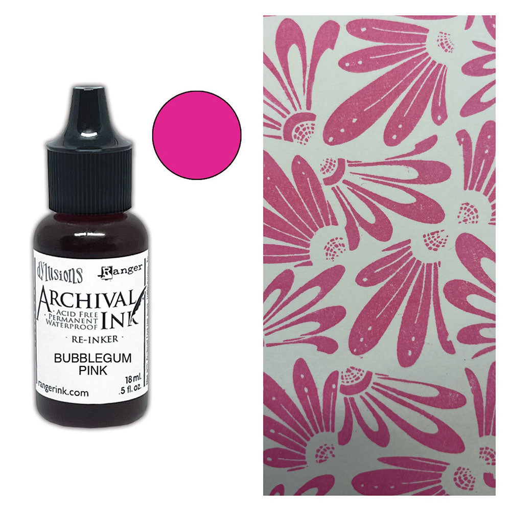 Dylusions Archival Re-Inker Bubblegum Pink| Stamplistic