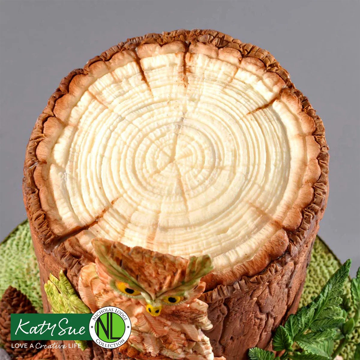 Medium Log Slice Silicone Mould| Stamplistic