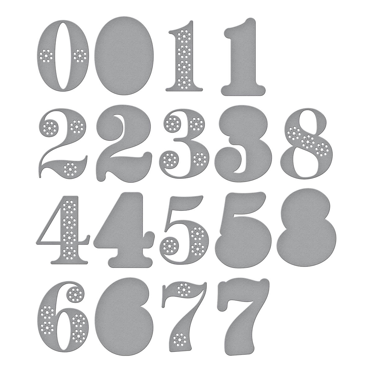 Stitched Numbers| Stamplistic