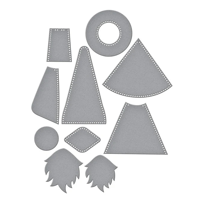 Fergus Etched Dies from the 3D Felt Décor Collection| Stamplistic