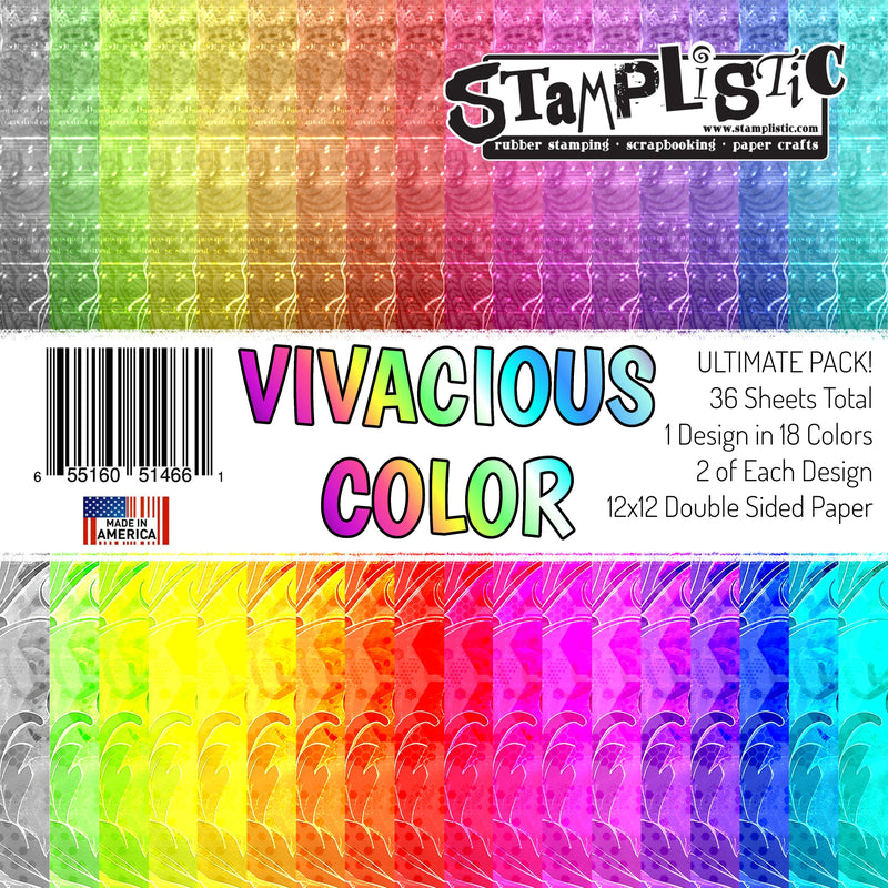12x12 Vivacious Color Collection| Stamplistic