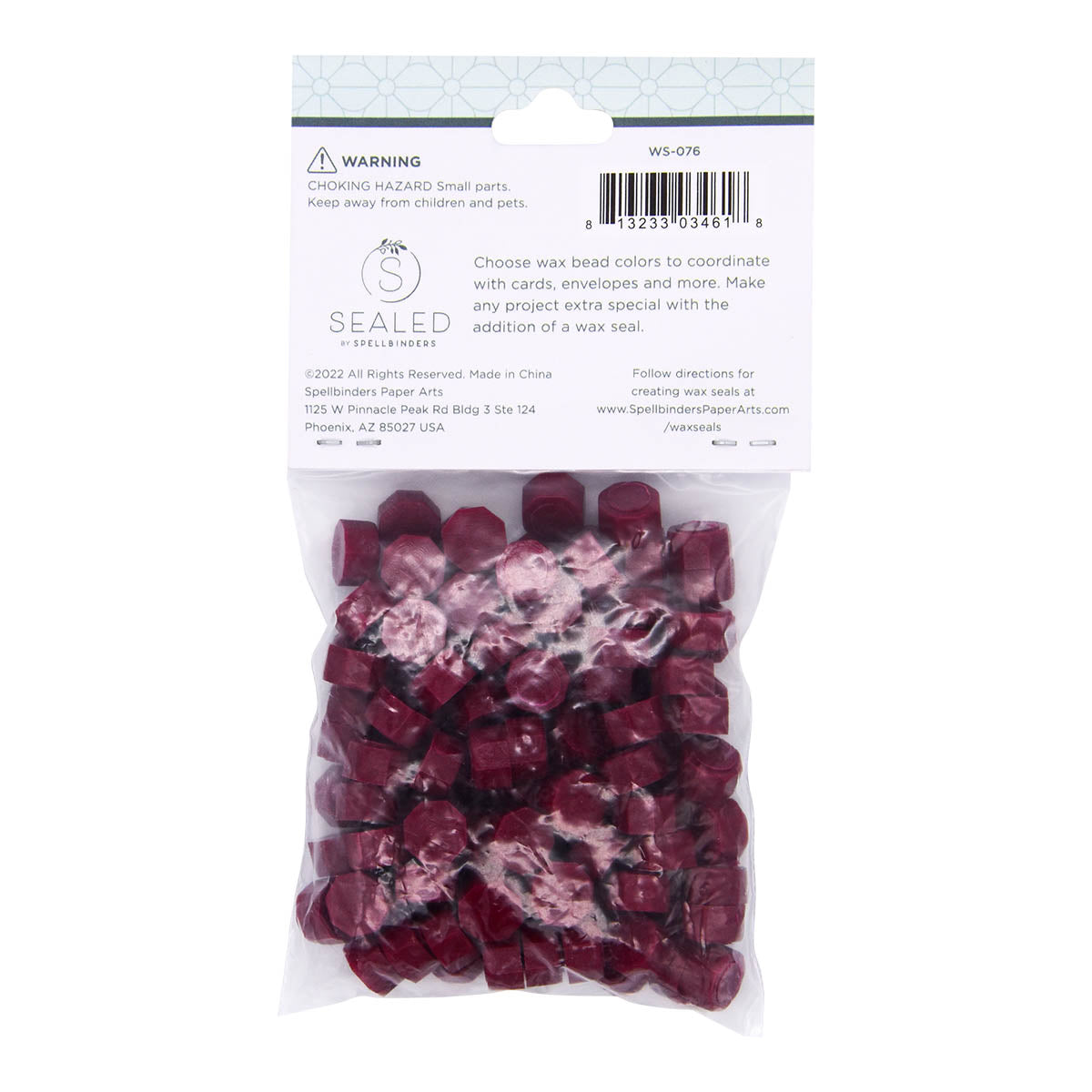 Classic Crimson Wax Beads| Stamplistic