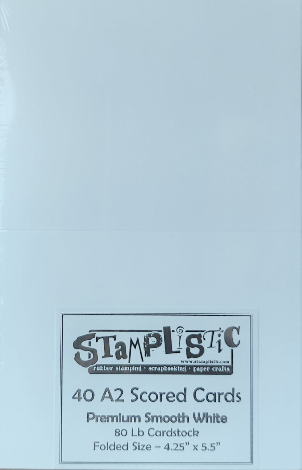 A2 Card Base - White| Stamplistic