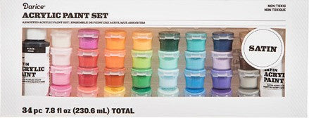 Acrylic Paint Pot Set - Satin| Stamplistic