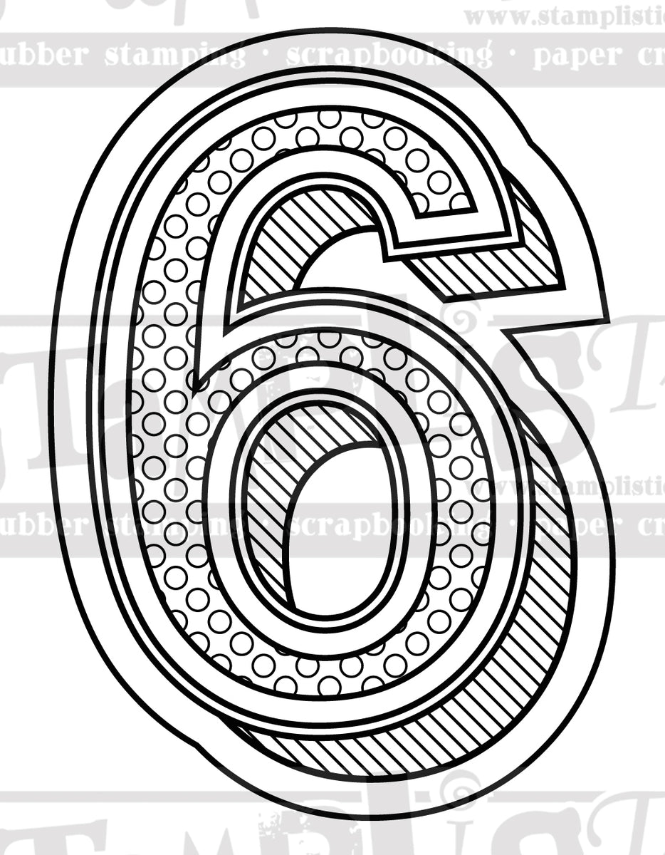 6 - Six| Stamplistic