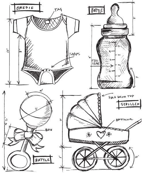 Baby Blueprint| Stamplistic