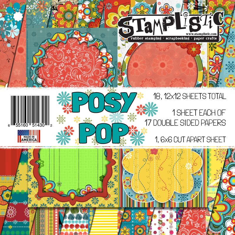 12x12 Posy Pop| Stamplistic